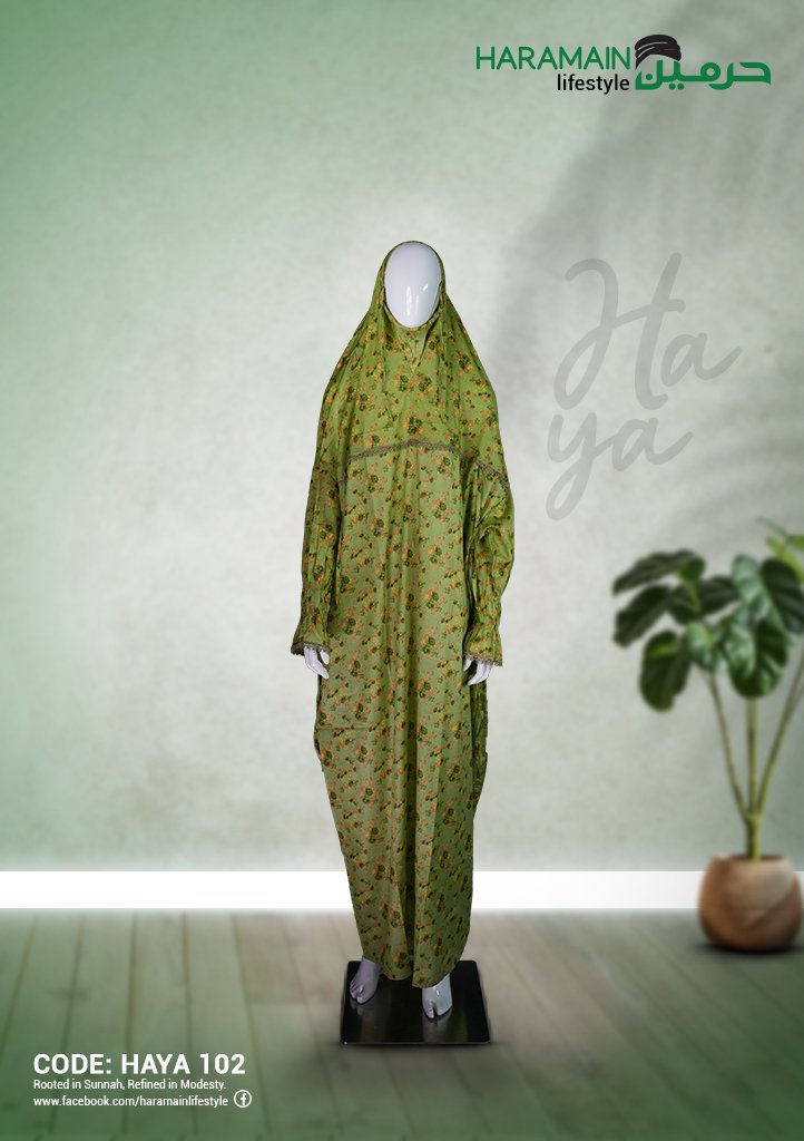 Haya Premium Cotton Salah Khimar with Lace Detailing – HAYA 102 ...